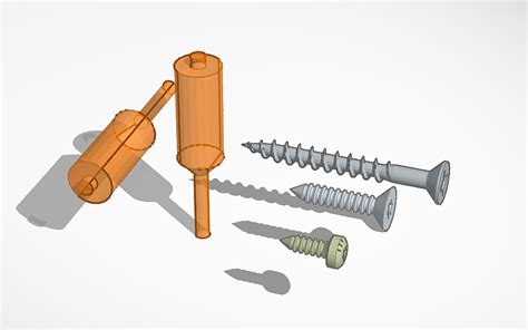 3d Design Screw Tinkercad