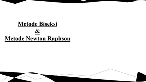 Program Python Metode Biseksi Youtube