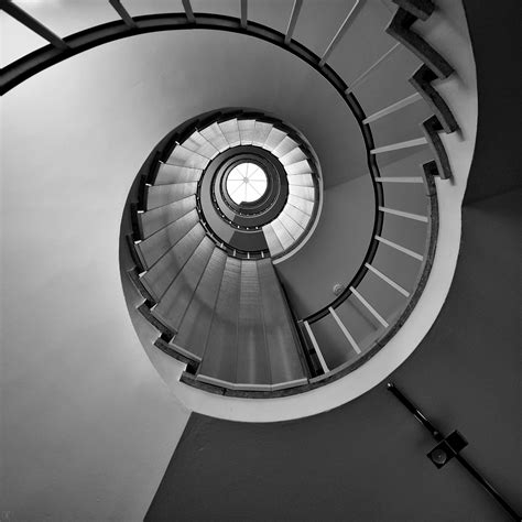 Spiral Staircase Representing Journey And Infinite Possibility