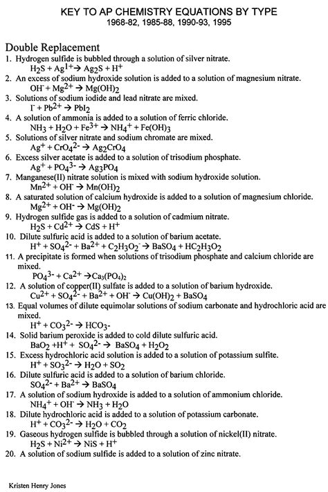 Ch 4 Net Ionic Equations