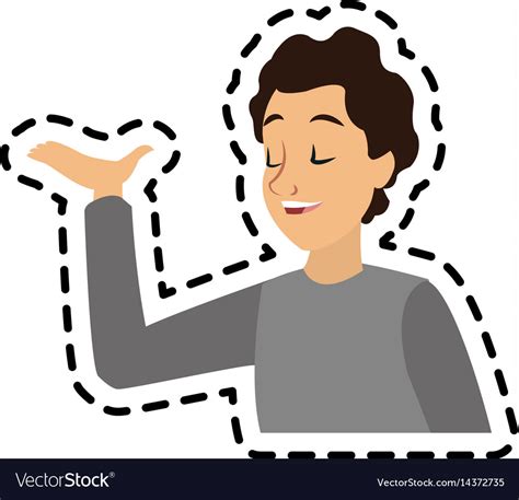 Man Talking Icon Image Royalty Free Vector Image