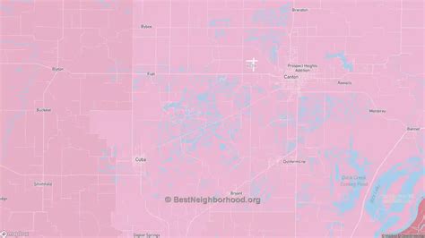 Fulton County Il Political Map Democrat And Republican Areas In Fulton