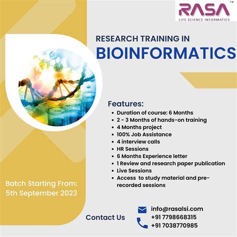 Rasa Life Science Informatics On Linkedin Bioinformatics