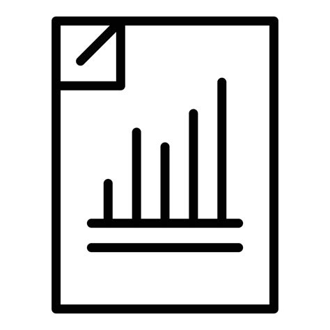 Regulated Products Paper Icon Outline Style 15891474 Vector Art At