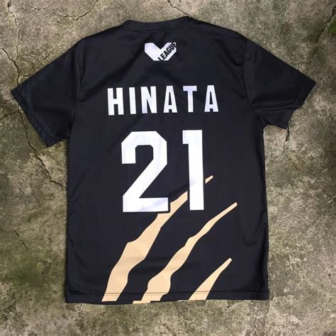 Haikyu Hinata Shoyo Msby Black Jackals Mesh Jersey ⚡️ Mens Fashion