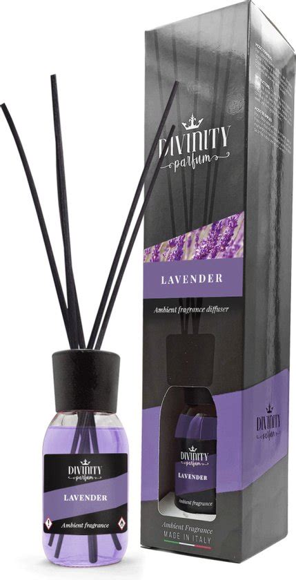 Divinity Aroma Reed Diffuser Geurstokjes Lavendel Made In Italy Bol
