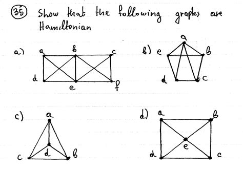 Solved Show That The Following Graphs Are Hamiltonian A B Chegg