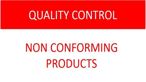 Iso 9001 Standard Control Of Nonconforming Product Requirements Iso 9001 Quality Management