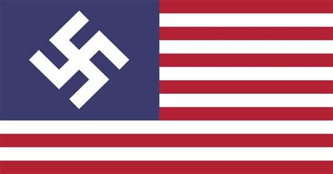 Flag Of The Greater Nazi Reich Of America As Seen In The Man In The