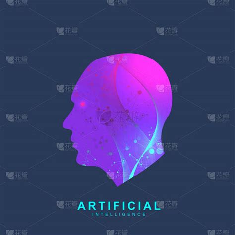 人工智能标志。人工智能和机器学习概念。矢量符号ai 。神经网络和其他现代技术概念。技术科幻小说概念