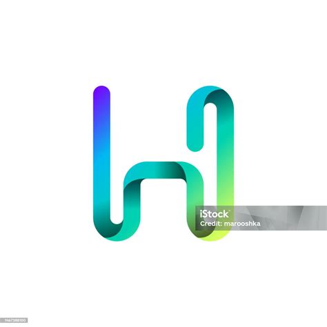리본 글꼴 알파벳 영어 대문자 3d 문자 H 알파벳 H에 대한 스톡 벡터 아트 및 기타 이미지 알파벳 H 추상적인 0명 Istock