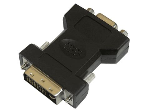 LogiLink DVI I D Sub VGA Czarny AD0001 Adapter AV Morele Net