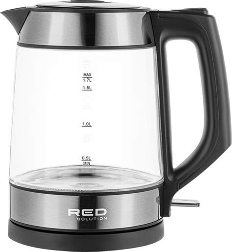 Купить электрический чайник Red Solution Rk G194 Пластик стекло по низкой цене отзывы фото
