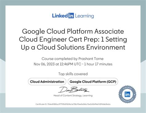 Prashant Torne On Linkedin Certificate Of Completion