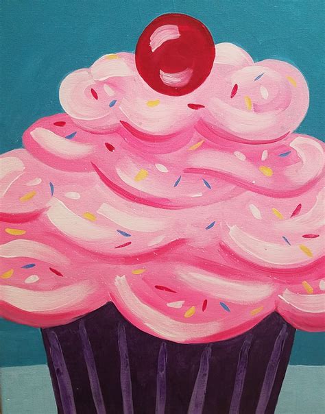 Cupcake Canvas Art