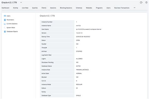 Database Object Browser Window