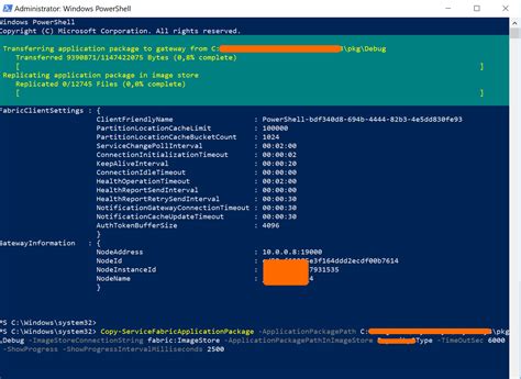 publish from vs2017 got stuck in copying application to image store · issue 821 · microsoft