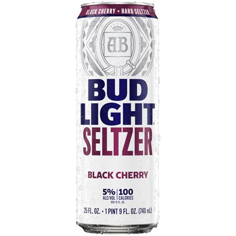 Bud Light Seltzer Flavor Burst Black Cherry 25 Fl Oz Single Can Same