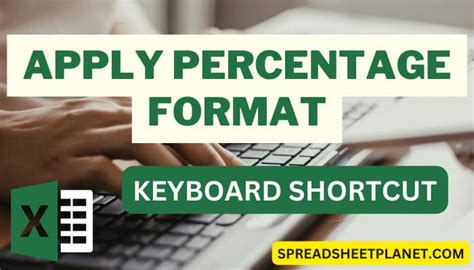 Apply Percentage Format Shortcut