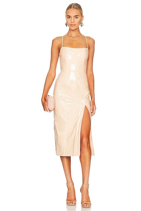 H Ours Cassie Midi Dress In Camel Revolve