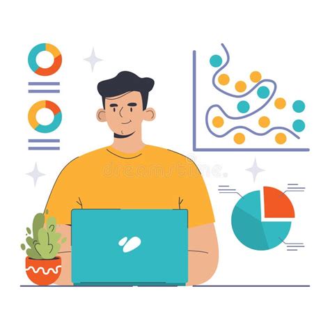 Overfitting In Data Analysis Concept Flat Vector Illustration Stock Vector Illustration Of