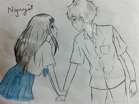 Bộ Sưu Tập ảnh Anime Cặp đôi Học Sinh Cute đáng Yêu Nhất