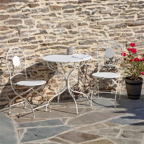 Metal Bistro Table And Chairs Round At Angeline Barron Blog