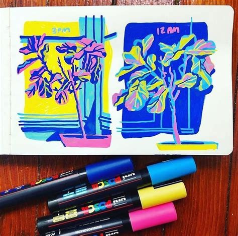 26 Ideas De Dibujos Con Posca Arte De Ilustración Arte Con