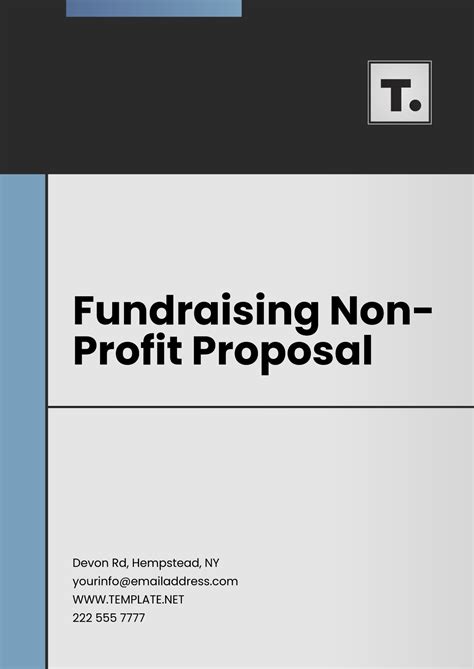 Free Fundraising Non Profit Proposal Template To Edit Online