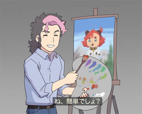 suletta mercury guel jeturk and bob ross gundam and 2 more drawn by