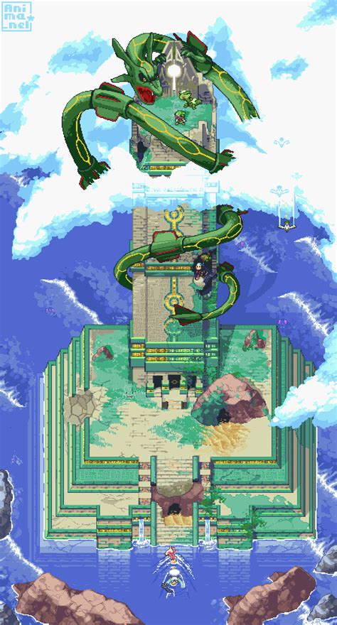 Pokemon Hoenns Sky Pillar R Pixelart
