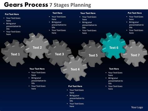 Gears Process Stages Planning Powerpoint Slides And Ppt Templates DB PowerPoint Presentation