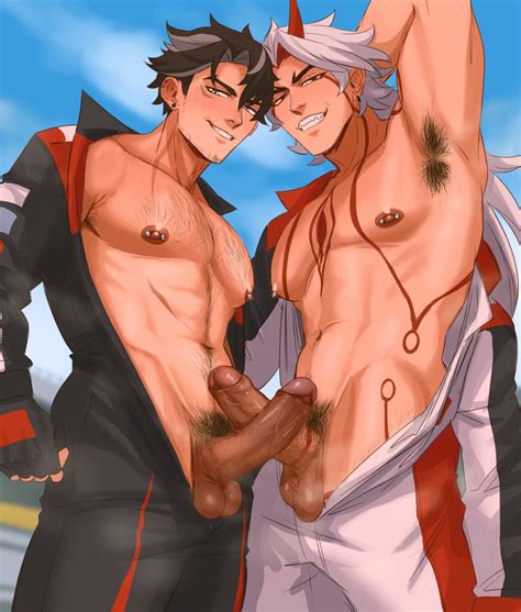 Rule 34 2boys Abs Anime Style Arataki Itto Armpit Hair Balls Ballsack