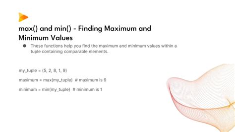 Effective Tuples In Phyton Templatepptx