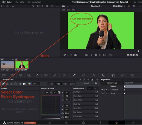 How To Remove Green Screen In Davinci Resolve Void Graphics