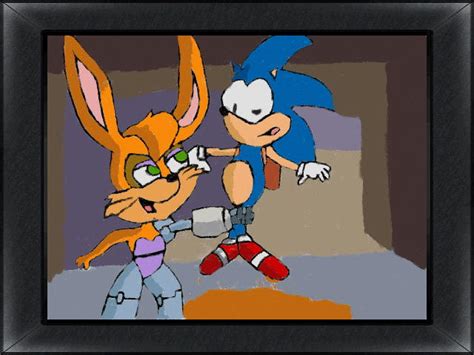 Satam Bunnie Saves Sonic By The Elven Gamer On Deviantart