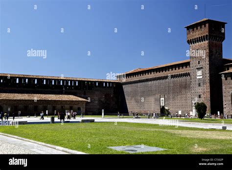 Inside Sforza Castle Castello Sforzesco The Residence Of The
