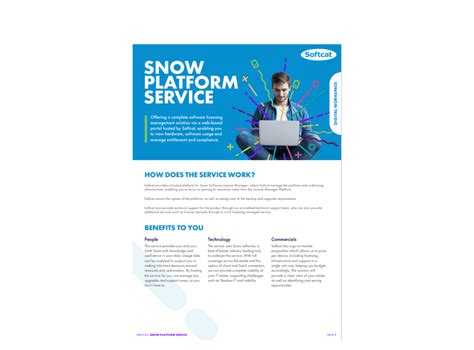 Snow Platform Service Softcat Services
