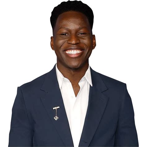 Toheeb Jimoh Blue Suit Half Body Buddy Celebrity Cutouts