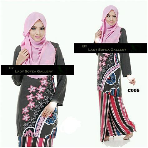 Baju Kurung Moden Corak Batik Terkini Baju Kurung Moden Corak Batik