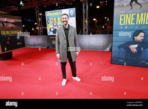 01 23 2024 Berlin Germany Daniel Boschmann Attends The World Premiere Eine Million Minuten