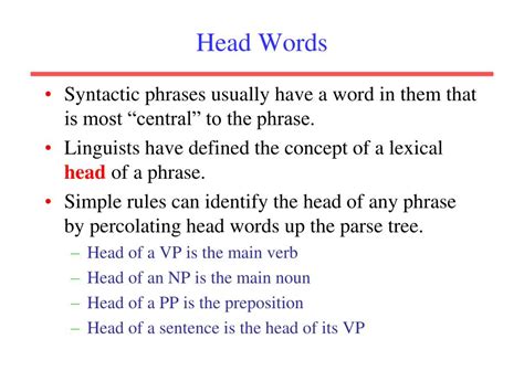 Ppt Cs 388 Natural Language Processing Statistical Parsing