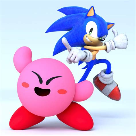 Sonic And Kirby By Hunicrio On Deviantart