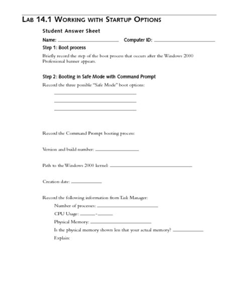 Working With Start Up Options Lesson Plan For Higher Ed Lesson Planet