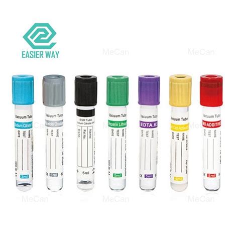 Vacuum Blood Collection Tubes For Phlebotomy Vacuum Tubes And Blood