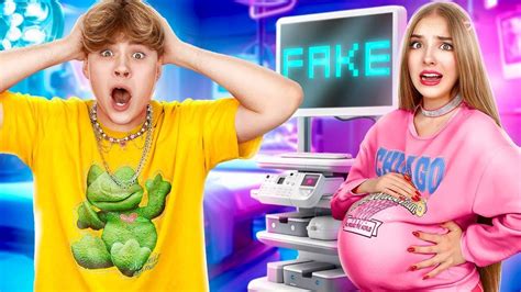 Как Притвориться Беременной Богатая Vs Бедная Беременная Youtube