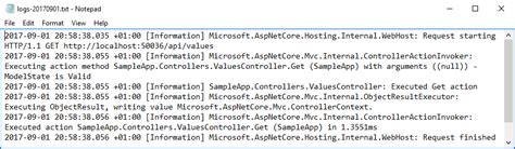 Creating A Rolling File Logging Provider For ASP NET Core