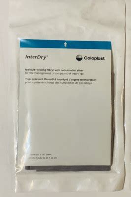 10bx Coloplast 7912 Interdry Sheets 10 X 36 Antimicrobial Silver Exp
