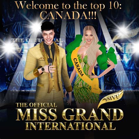 Organization Next In The Top 10 Is Miss Canada Congratulations