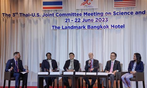 Joint Statement On The Third United States Thailand Joint Committee